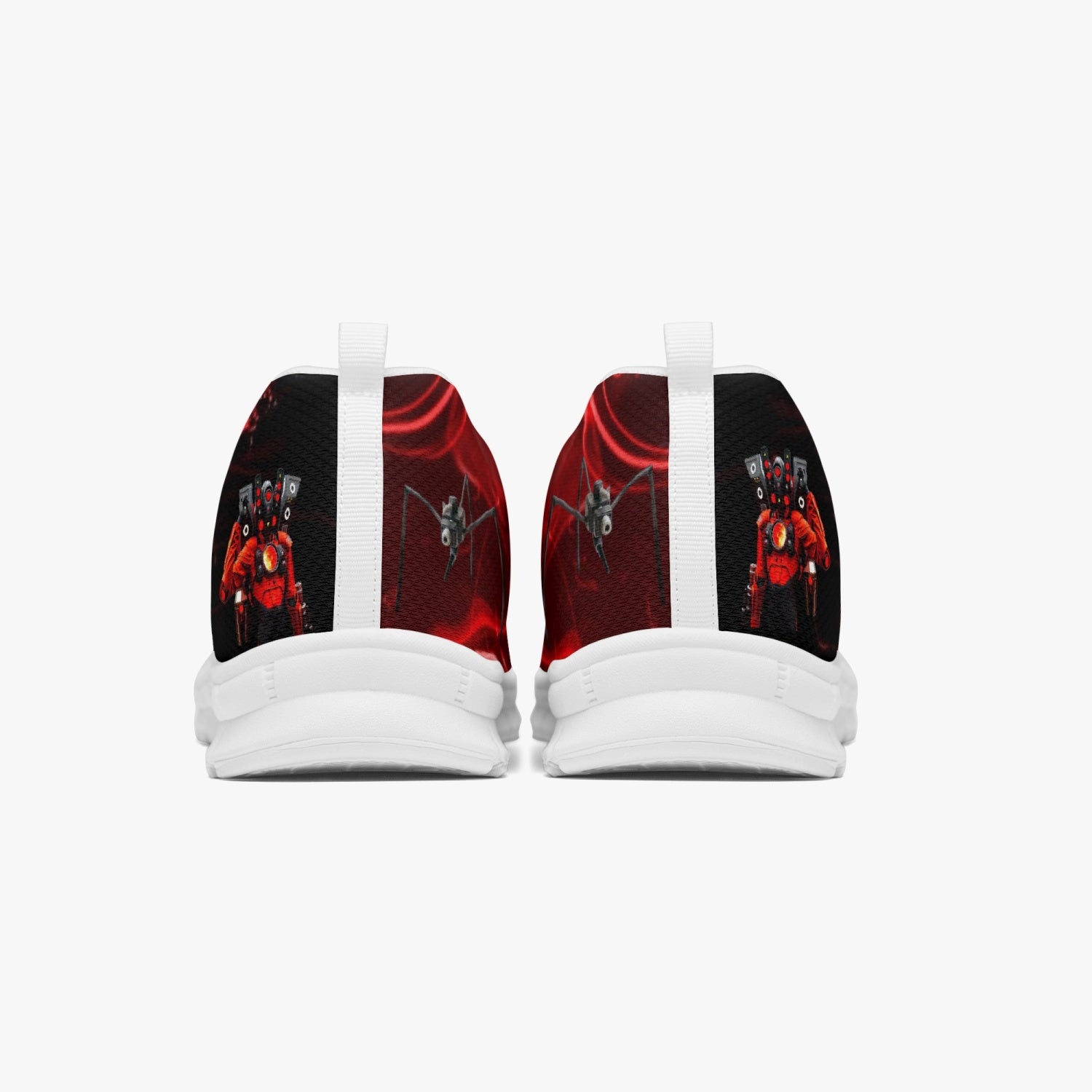 Adult Skibidi Toilet Sneakers - White/Black – firebeastus